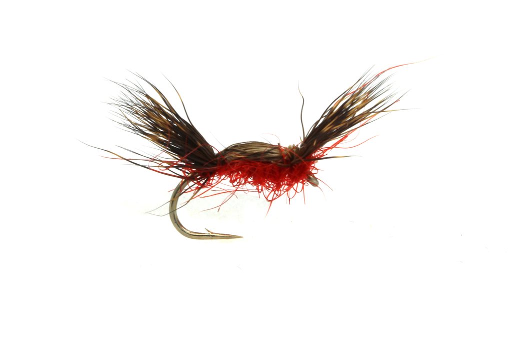 Fario Fly Double Humpy Red – Somers Fishing Tackle