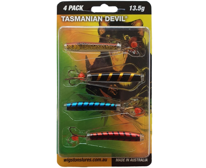 Tasmanian Devil Lures 4pack – Somers Fishing Tackle